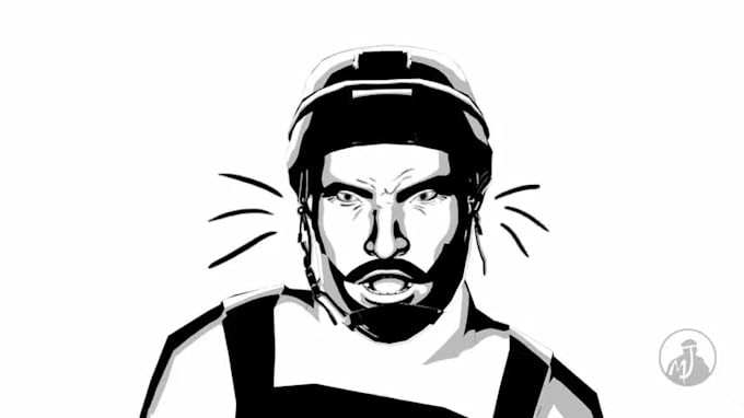 Make and loop you character animation art sprite game or video and 2d ...