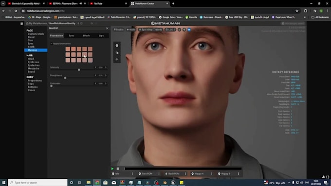 3d metahuman game character model, metahuman face rig, unreal engine 3d creature by Herickjonnie ...