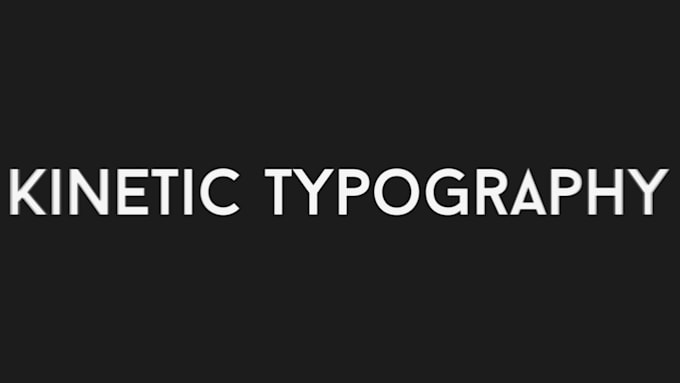 Create kinetic typography and animated ads for your brand by Kovegos | Fiverr
