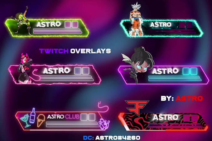 Design a twitch health overlay for any game you want by Belrami | Fiverr