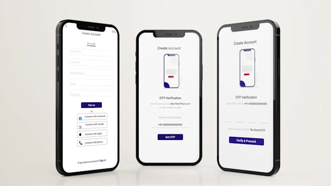 Design professional eye catching ui ux mockups design by Rizwan_ali7172 ...