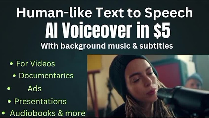 Deliver human like text to speech ai voice over by using eleven labs by ...