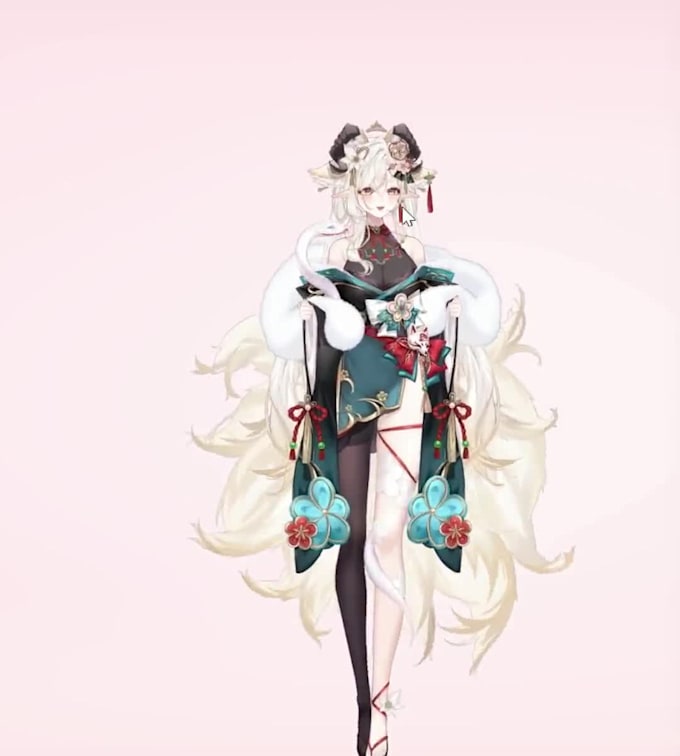 Live2d vtuber model,vtuber rig,vroid,furry model,pngtuber,anime art,pfp ...