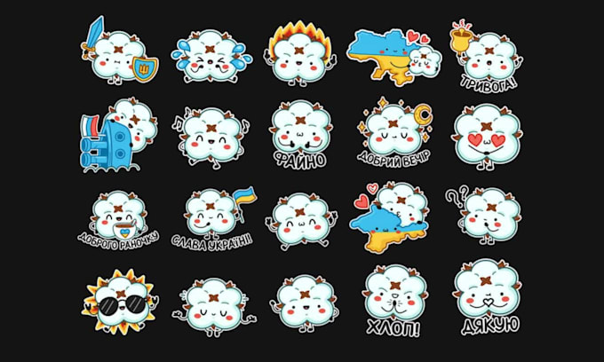 Design telegram animated stickers crypto stickers furry animated ...