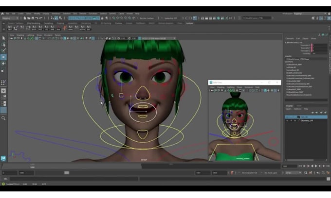 3d Character Rigging In Blender Maya 3d Character Model 3d Rigging