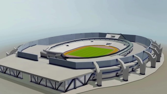 Do 3d stadium animation, gaming arenas, sports facility, 3d football ...