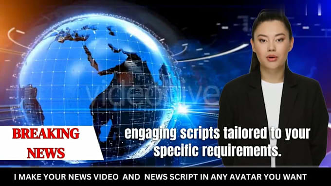 Record a breaking news video presentation with script by Hazel246 | Fiverr