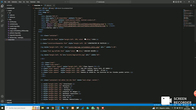 Programar una pagina web básica by Mooraaless10 | Fiverr