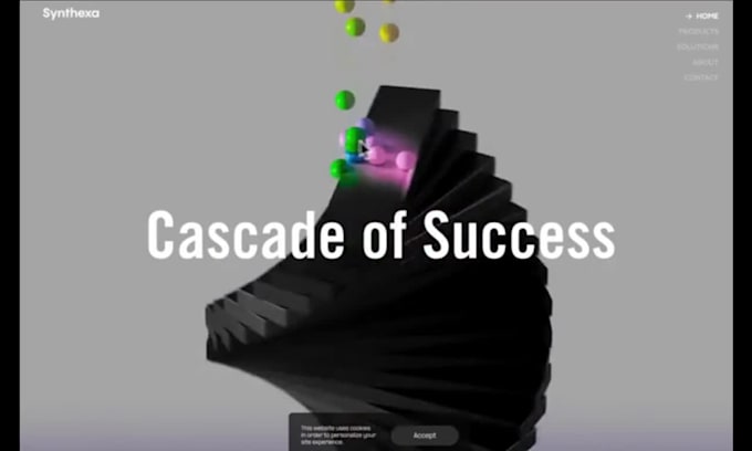 Build 3d interactive website, 3d animated webflow website with threejs ...