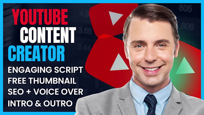 Be your youtube content creator or video editor by Videocreator005 | Fiverr