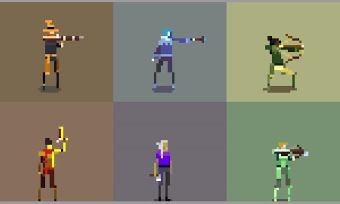 Create pixel art, sprite sheet, animated sprite, pokemon, fakemon for ...