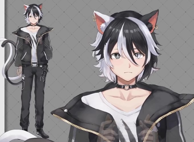 Crea un modelo 2d vtuber live2d, dale vida a tus sueños virtuales ...