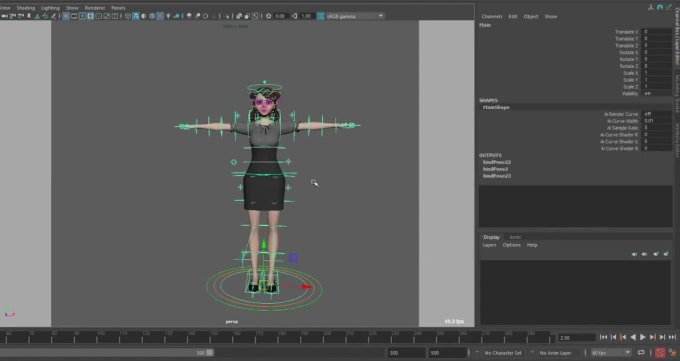 3d Character Rigging Controllers Rig3d Character In Maya Blender 3d Max Nsfw By Talibanahy