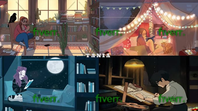 Create lofi animation, lofi loop animation by Taniaakter95 | Fiverr Create lofi animation, lofi loop animation by Taniaakter95 | Fiverr
