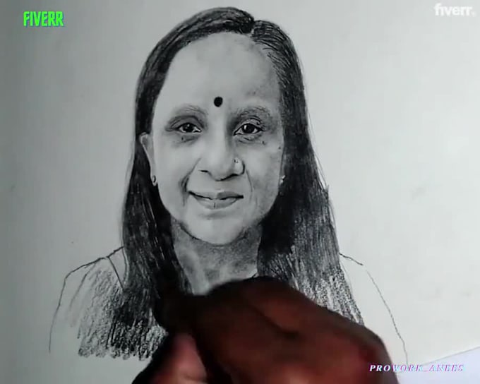 Draw awesome pencil sketch, watercolor, line drawing, pen sketch, from a picture by Prowork ...