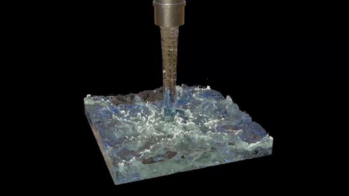 Create fluid effect, cgi water visual effect, 3d water simulation ...