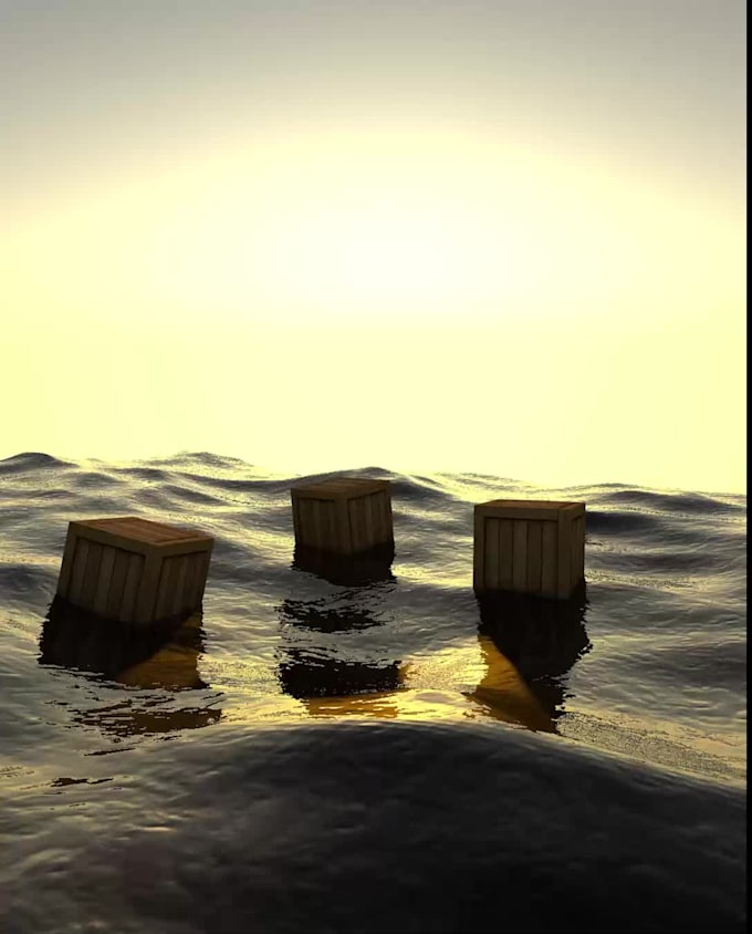 Make an animated 3d object by Irfanalfarisy | Fiverr