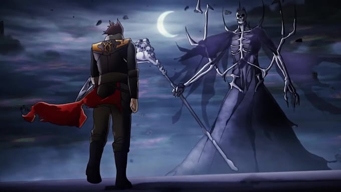 2d cartoon animation, 2d fighting anime video, animated music video by ...
