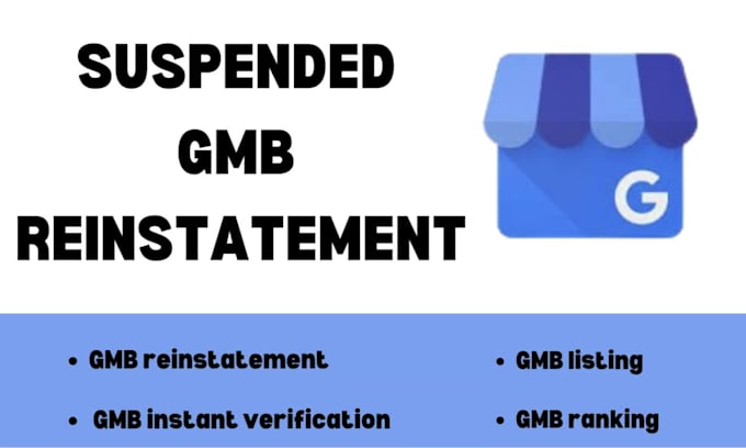 Gmb instant verification, gmb suspended, gmb reinstated by Stephanie_j123 | Fiverr