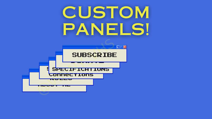 Personalize a windows xp themed streaming overlay kit by Vinny_vhs | Fiverr