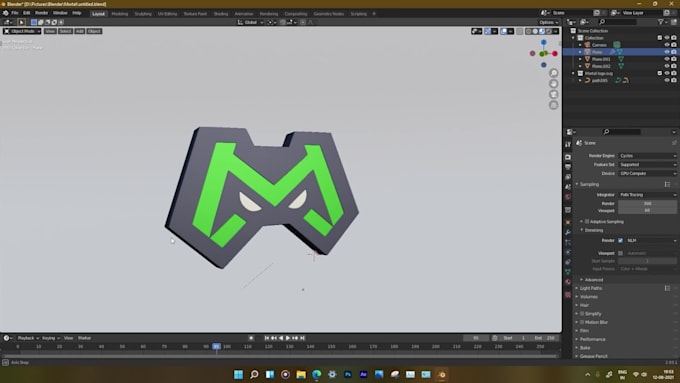Make your 2d logo into 3d by Ponnuswamy | Fiverr
