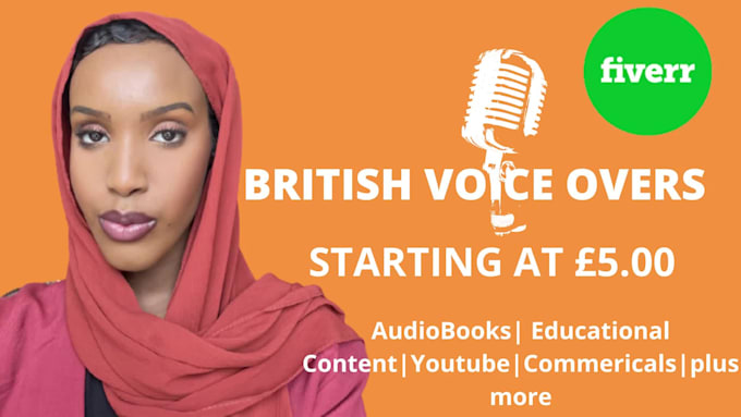 Record a professional british female voice over by Aseya1 | Fiverr