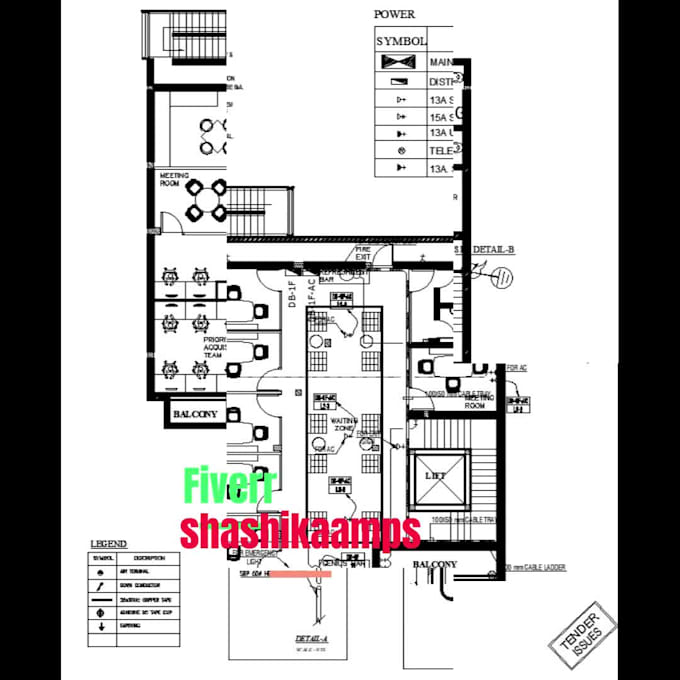 Draw electrical design, for lighting and power plans by Shashikaamps ...