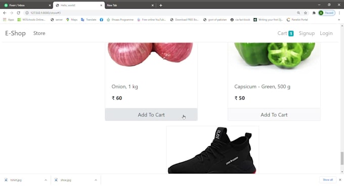Build django reactjs full stack website by Webduck | Fiverr