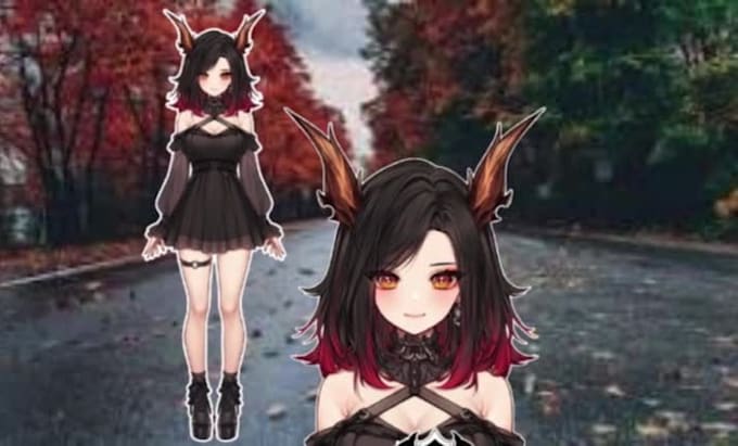 Create a custom 3d vtuber model for streaming vseeface or vtubing by ...