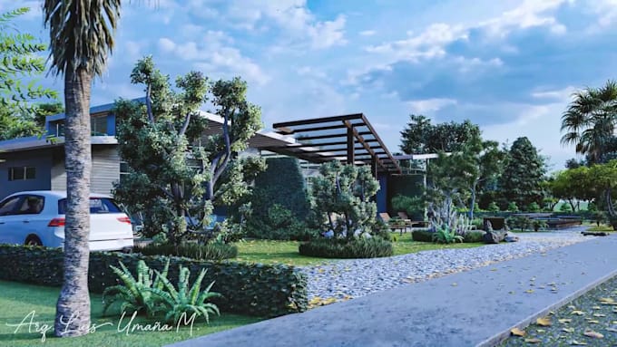 Design an architectural 3d animation in lumion 12 by Arqluisumana | Fiverr