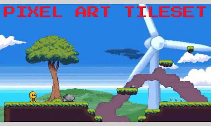 Make pixel art tileset, pixel art environments, pixel map, icons for ...