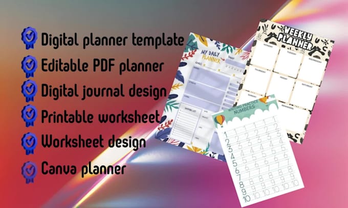 Do digital planner etsy hyperlink productivity selfcare planner journal ...