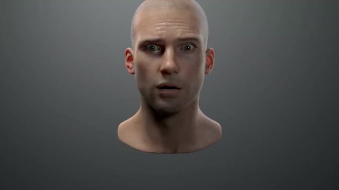 3d realistic character, 3d metahuman, 3d game, face rig character