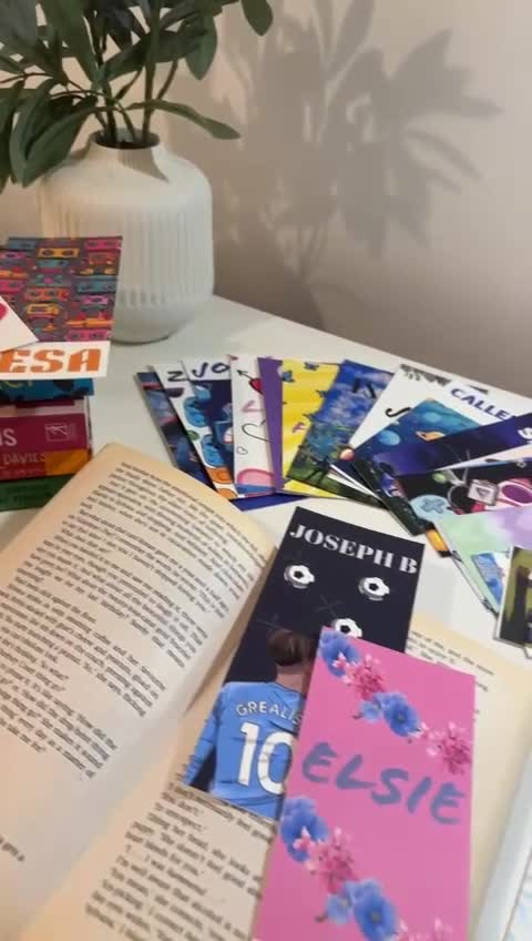 Custom illustrated bookmarks digital and physical options by Sajib_02 ...