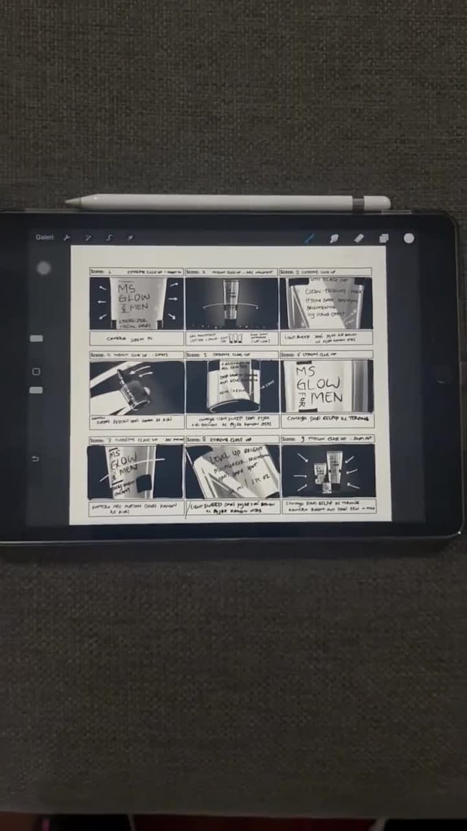 Draw a professional storyboard for your commercial or film by ...