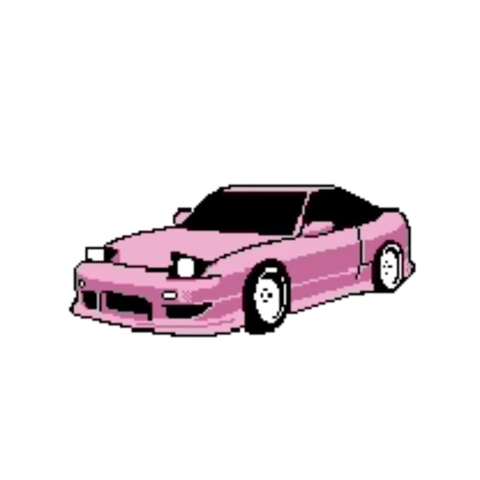 Design custom jdm car pixel art for collector or game by ...