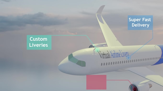 Design accurate custom airline livery for msfs microsoft flight ...