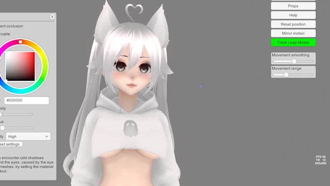 Create a custom 3d vtuber model by Rinamei | Fiverr