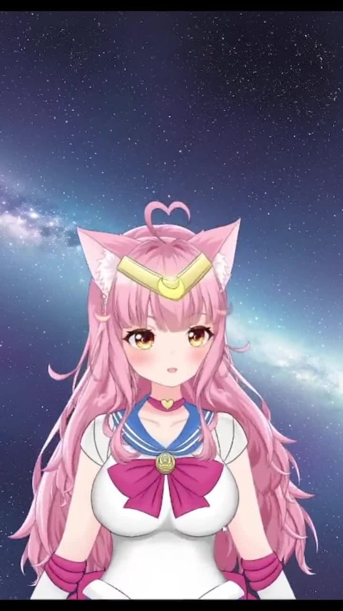 Design and rig live 2d model, vtuber model, 2d anime avatar with vtube ...