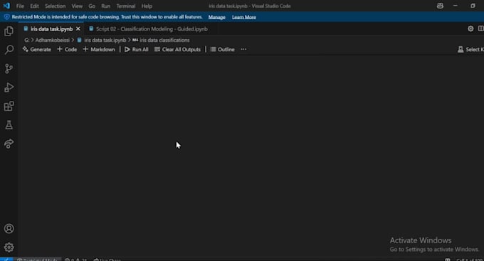 Predictions model with machine learning on python by Eng_samra_ijaz ...