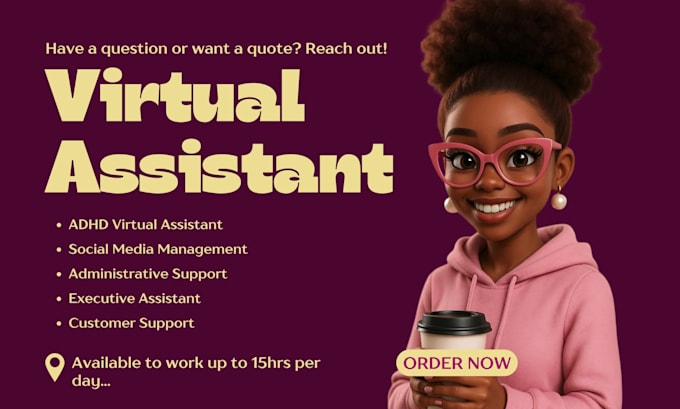 Be executive, social media virtual assistant for ceos, adhd wellness coaches va by Blvck_devs ...