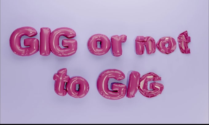 Inflatable 3d letters, words, any object by Ogansk | Fiverr
