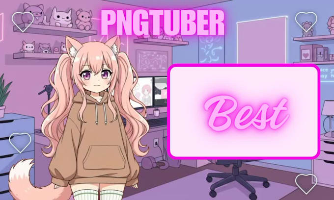 Create png tuber live2d model rigging pngtuber vtuber pngtuber png ...