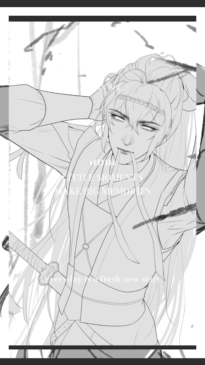 Draw various quadratic element customizations and character designs by ...