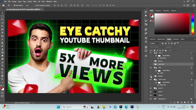 Design attractive clickbait high ctr youtube thumbnail by Vijay_001 | Fiverr