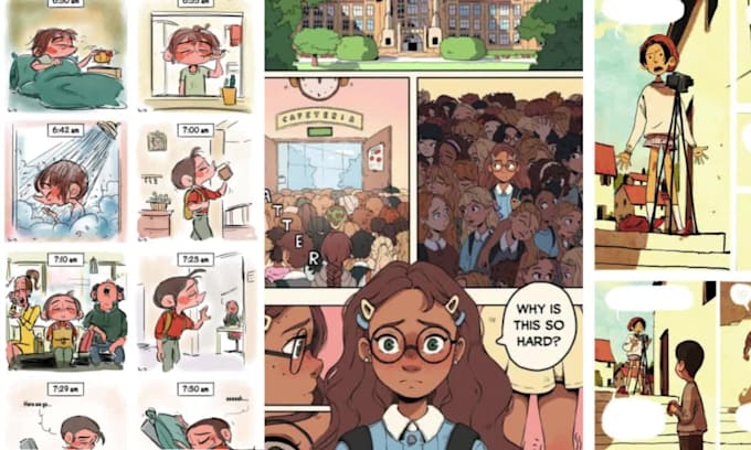 Motion comic comic motion webtoon comic panel manga animation comic ...