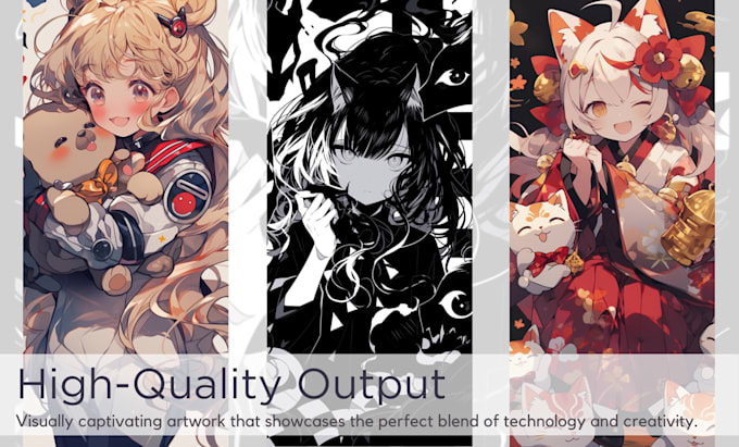 Create a custom anime style design using ai by Powlinapwnz | Fiverr