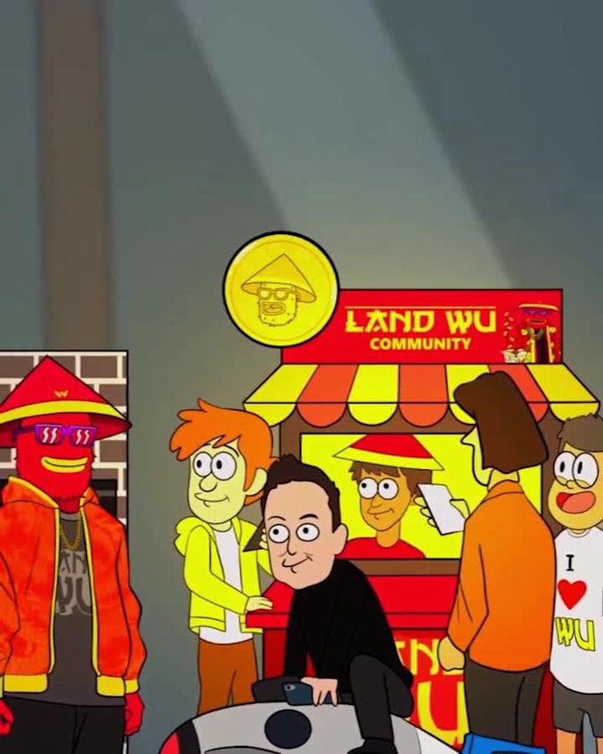 Do 2d crypto meme animation 2d solana meme funny memeocin art