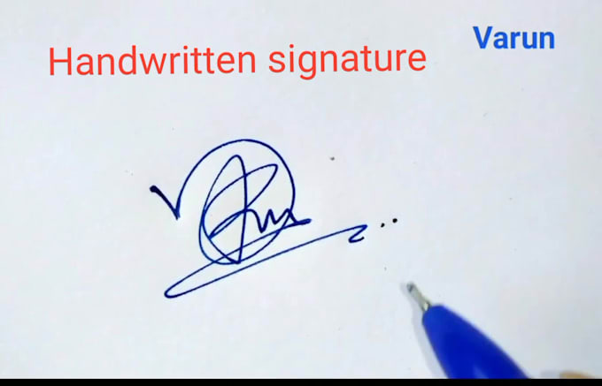 Handwritten signature, digital signatures, autograph, cursive ...