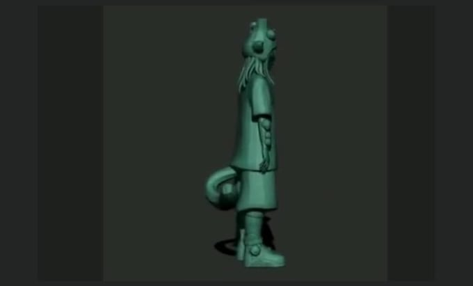 3d stylized character with rigging for games animations and printing by ...